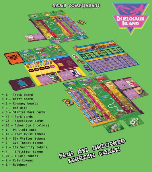 Duelosaur Island - настолна игра – Pikko Games